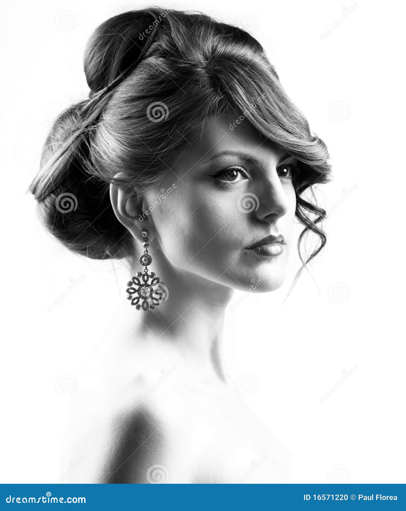 High contrast portrait stock photo. Image of caucasian - 16571220