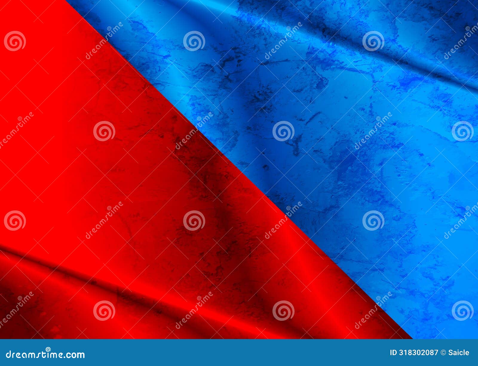 High Contrast Red and Blue Grunge Smooth Gradients Abstract Background ...