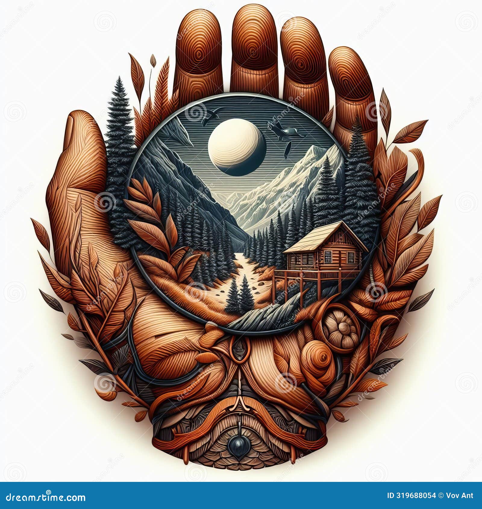 High Contrast Shadow a Shadow Effect with Sharp Edges and Srong Stock ...