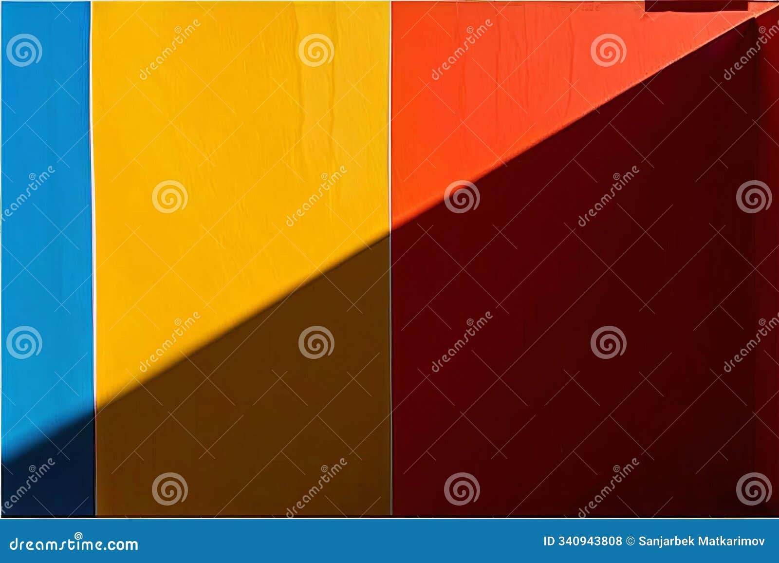 A High Contrast Shadow Showing Stark Differences between Light a Stock ...
