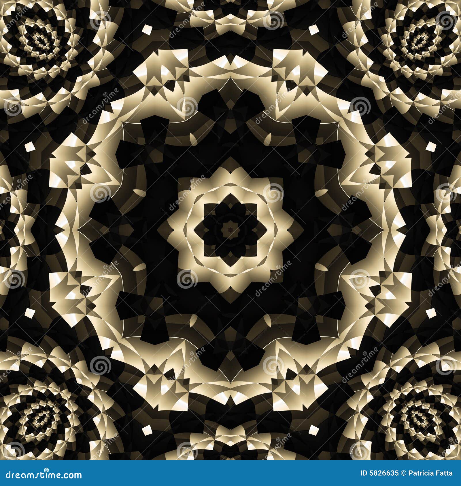High Contrast Str Mandala Picture. Image: 5826635