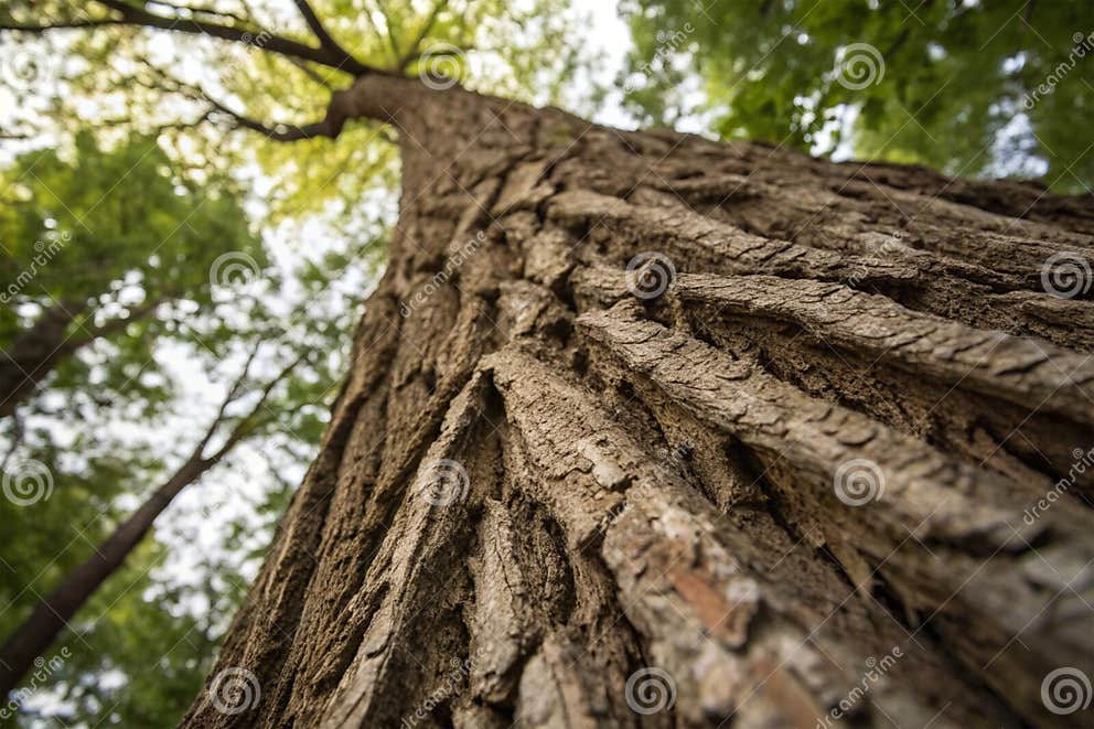 A High-contrast Texture of Bark with Abstract Depth on Natural ...