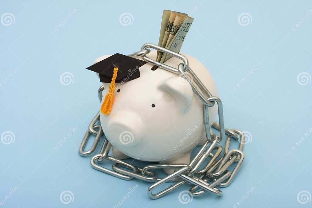 High costs of education stock photo. Image of chain, dollar - 9630540