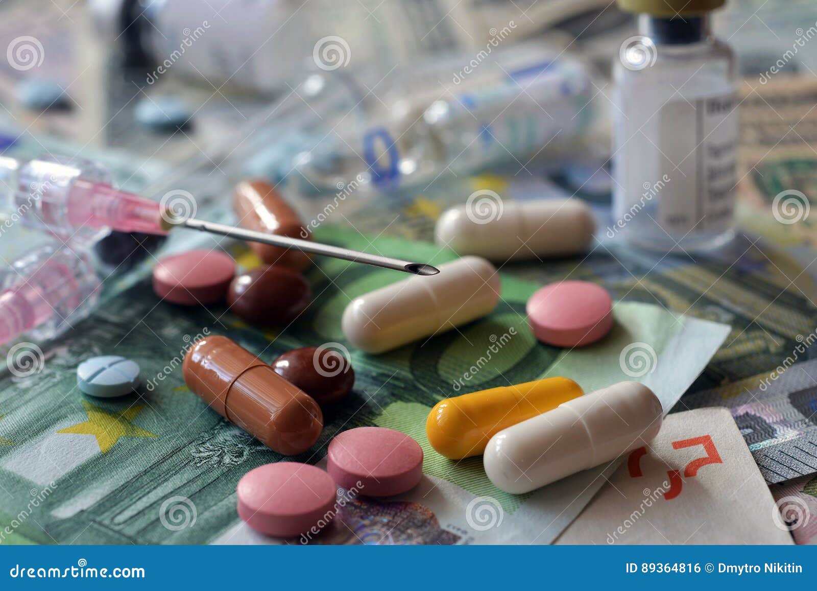 High Costs of Expensive Medication Concept Stock Photo - Image of costs ...