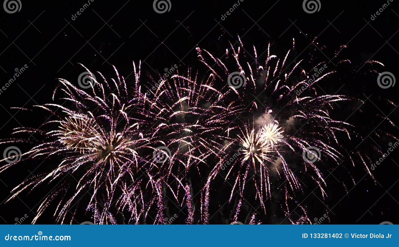 High Definition Fireworks Display Full HD Stock Footage - Video of ...