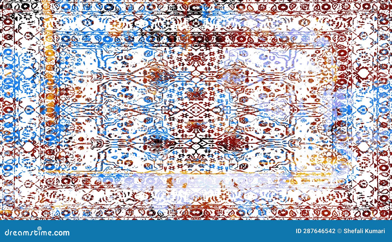 Carpet and Rugs Textile Design with Grunge and Distressed Texture ...