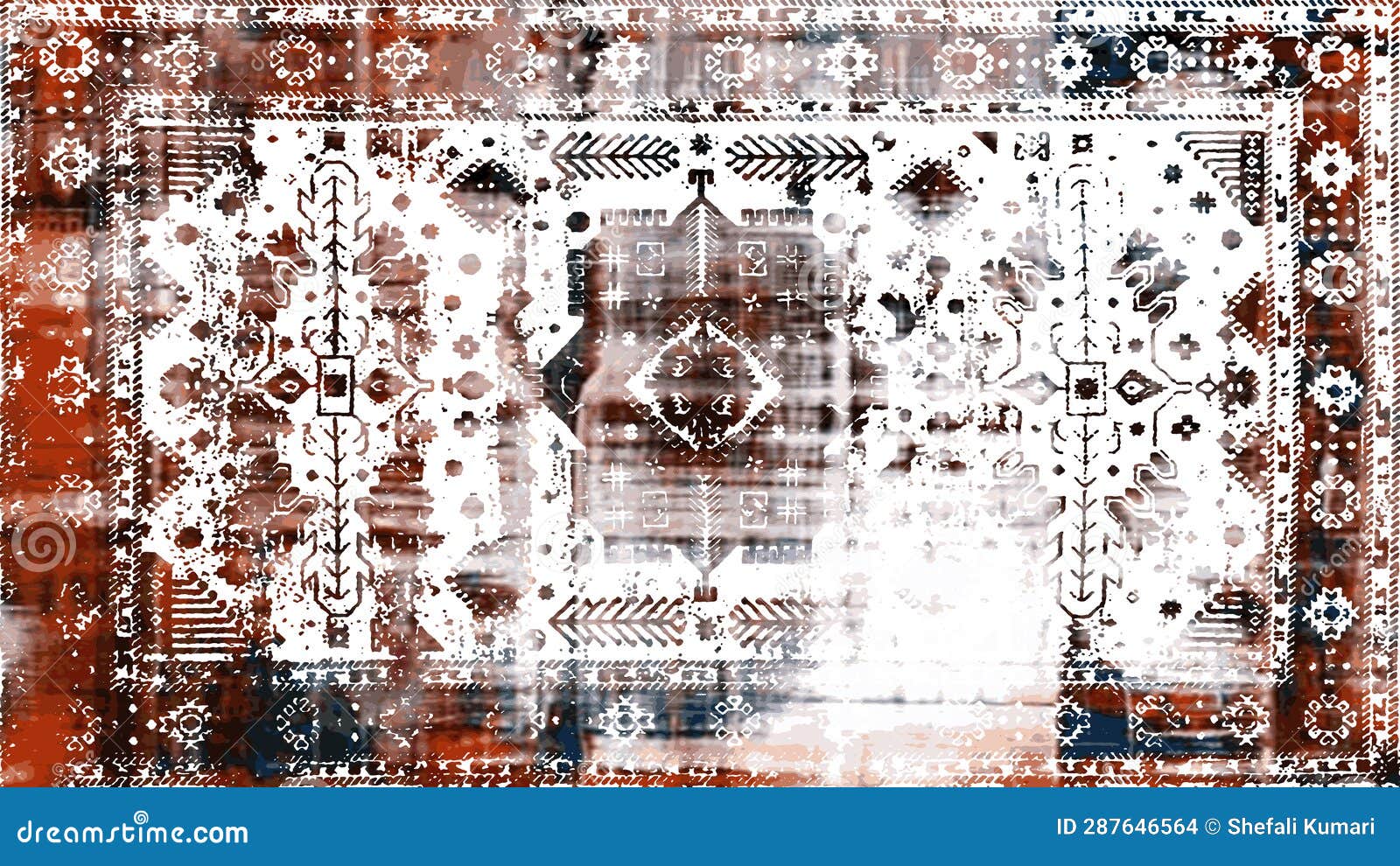 Carpet and Rugs Textile Design with Grunge and Distressed Texture ...