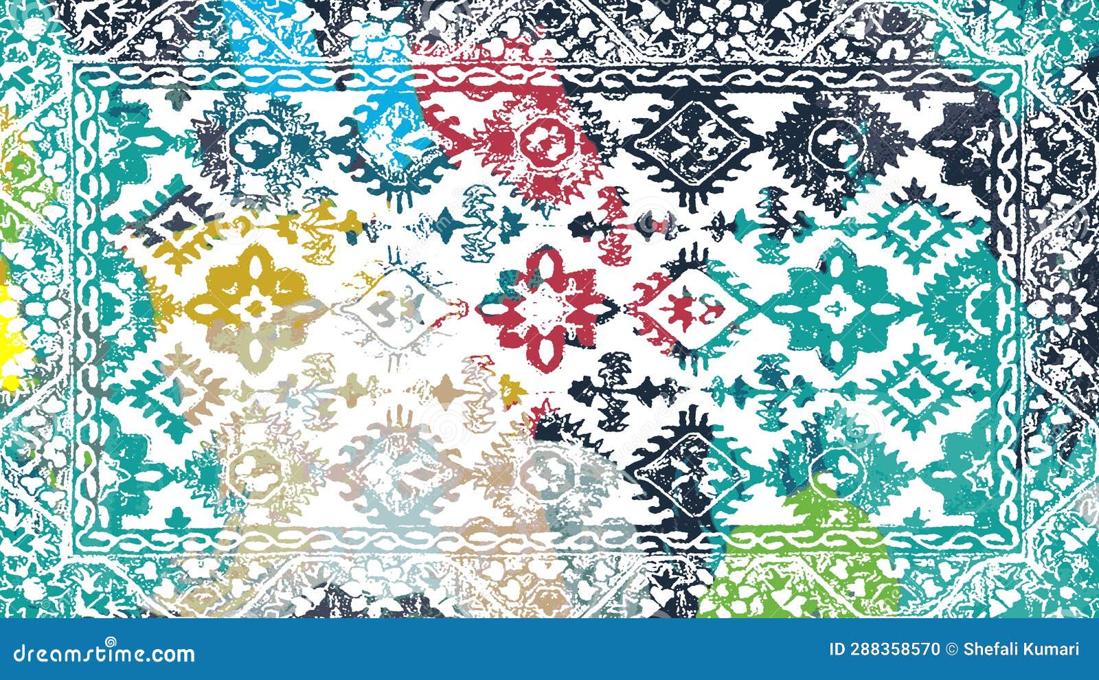 Carpet and Rugs Textile Design with Grunge and Distressed Texture ...