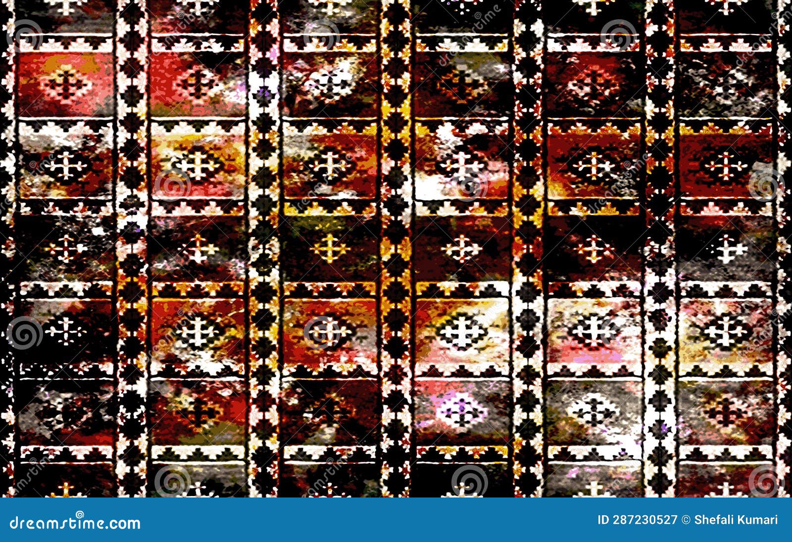 Carpet and Rugs Textile Design with Grunge and Distressed Texture ...