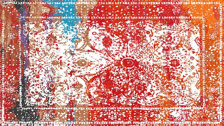 Carpet and Rugs Textile Design with Grunge and Distressed Texture ...