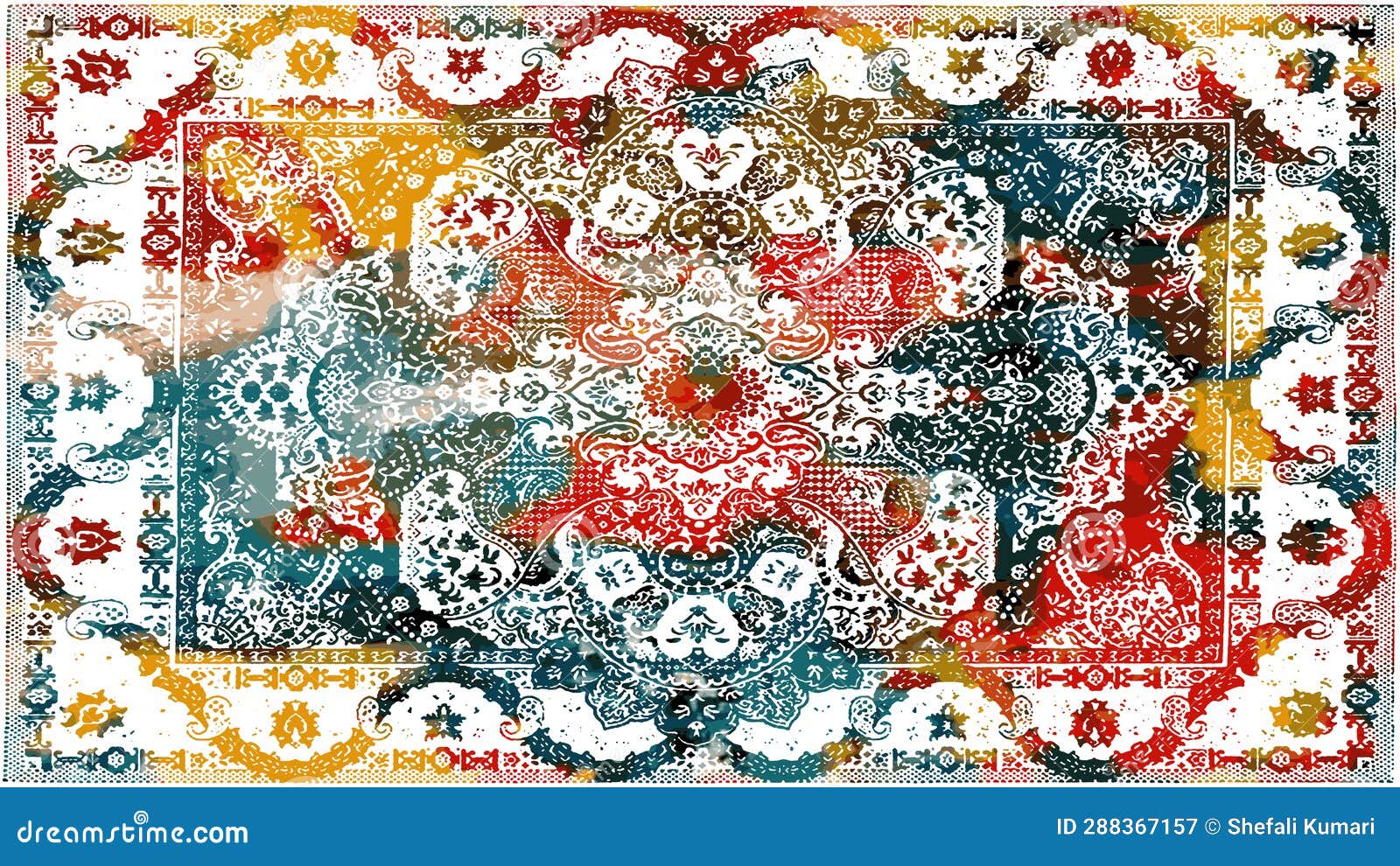 Carpet and Rugs Textile Design with Grunge and Distressed Texture ...