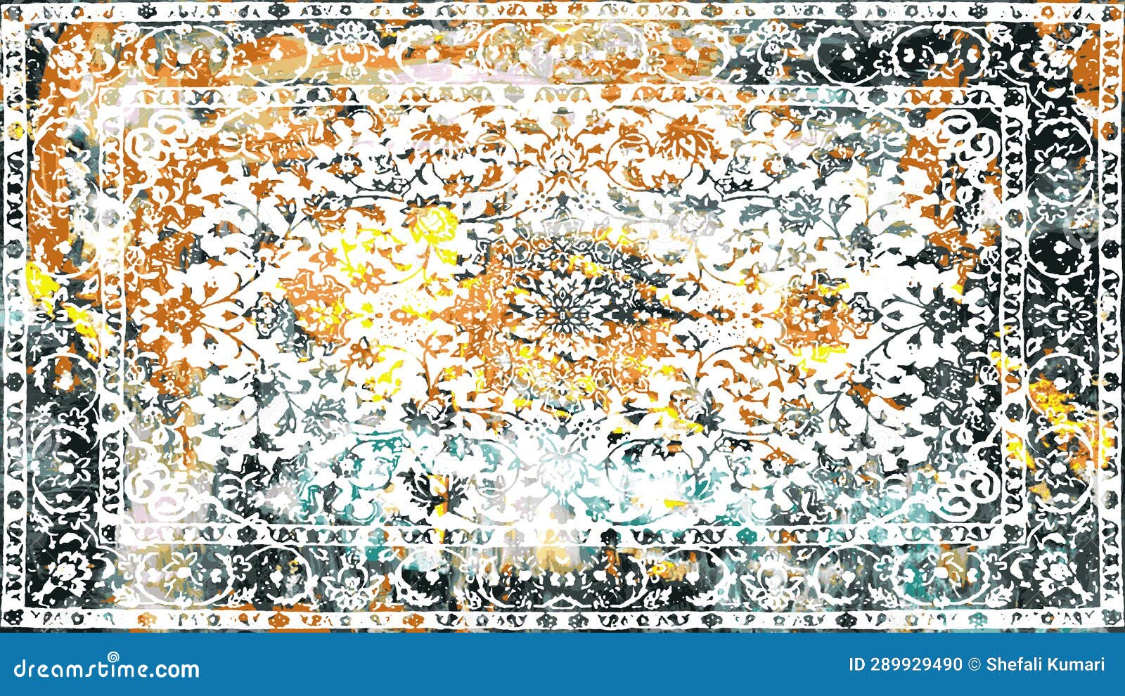 Carpet and Rugs Textile Design with Grunge and Distressed Texture ...