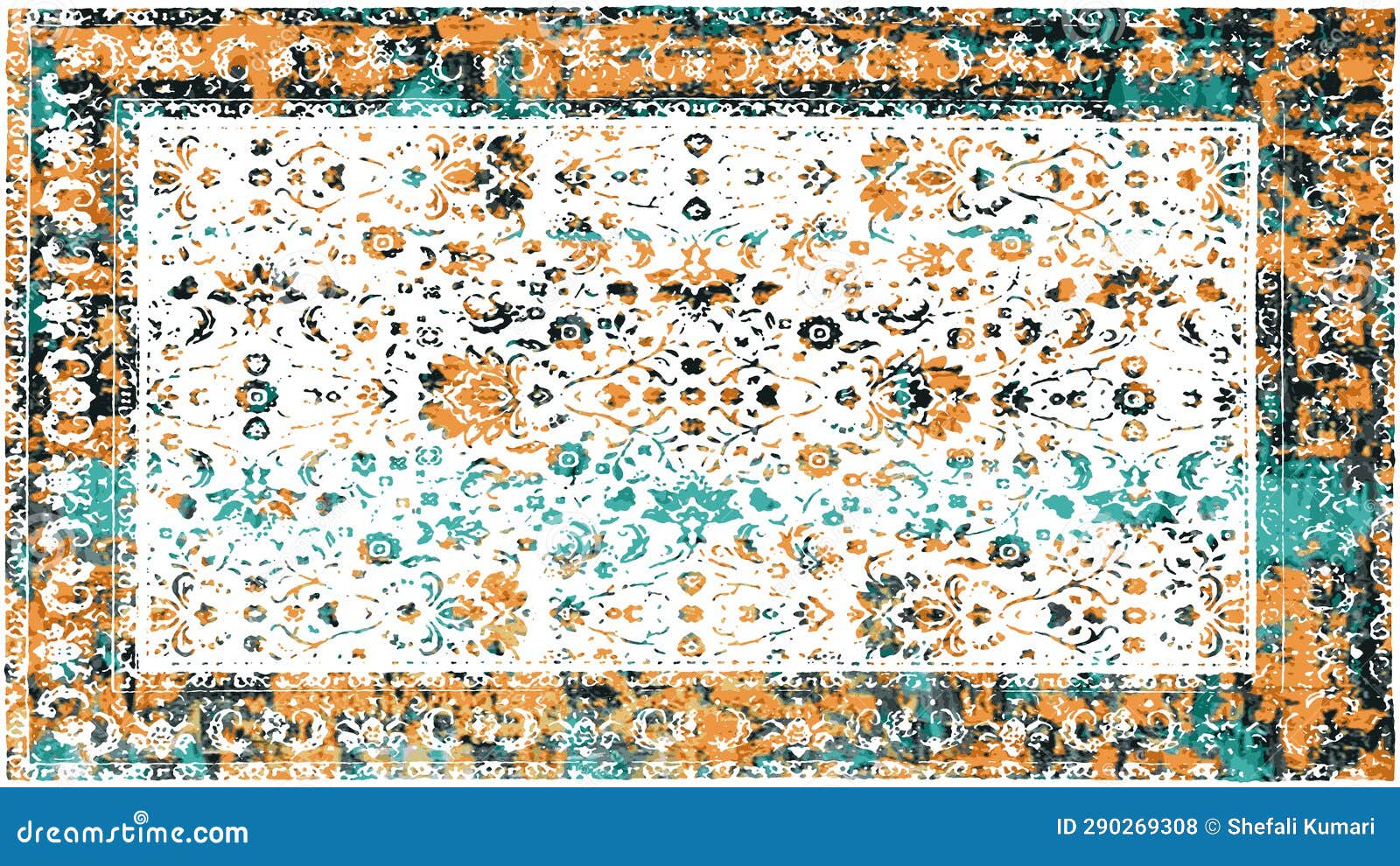 Carpet and Rugs Textile Design with Grunge and Distressed Texture ...