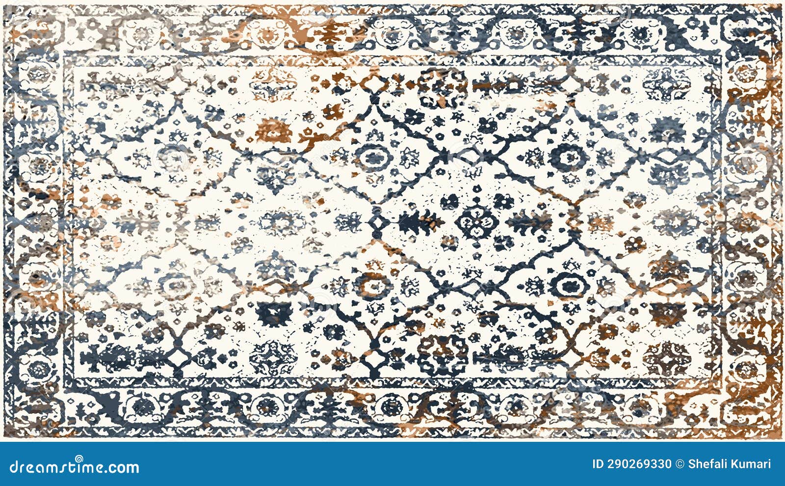 Carpet and Rugs Textile Design with Grunge and Distressed Texture ...
