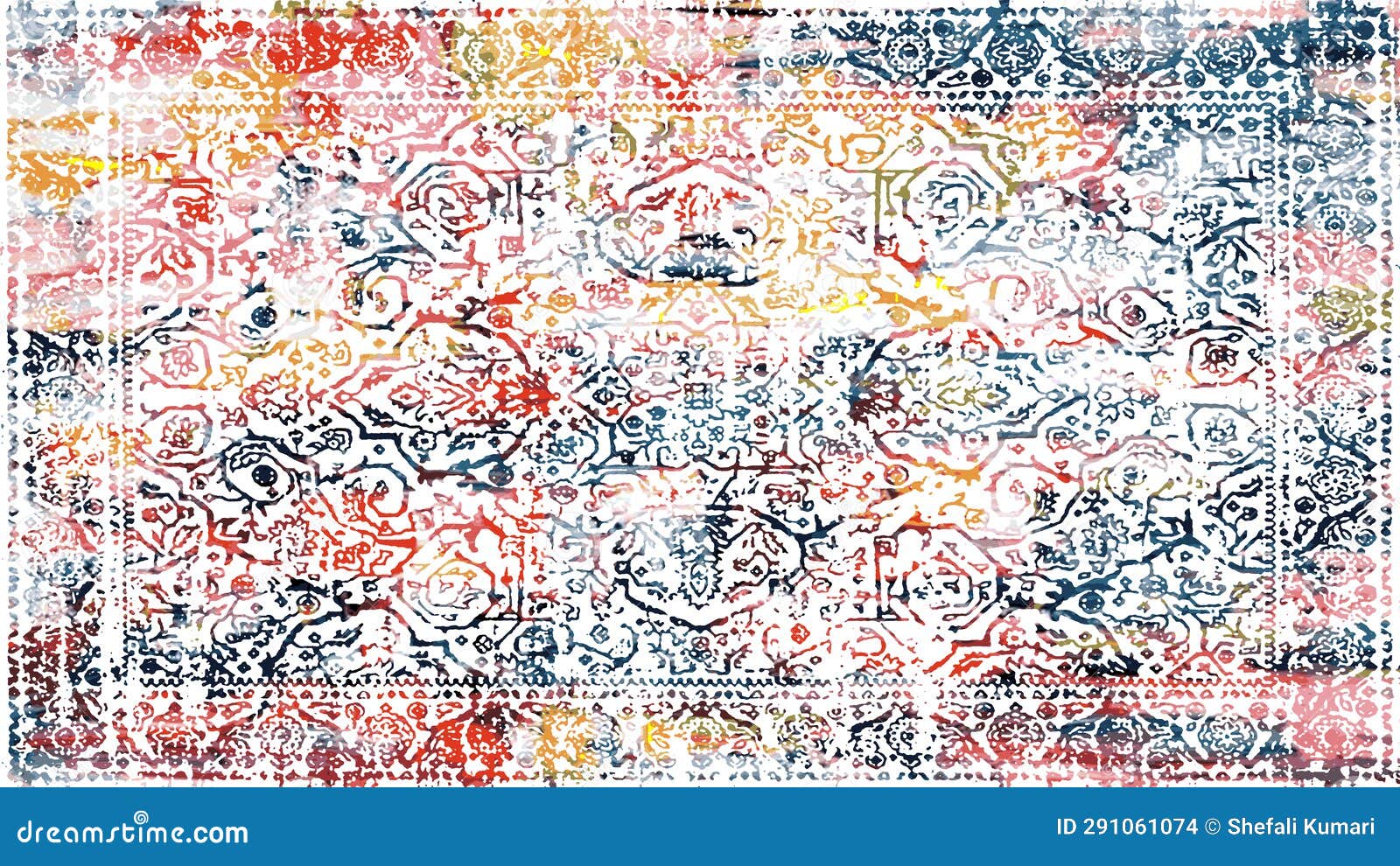 Carpet and Rugs Textile Design with Grunge and Distressed Texture ...