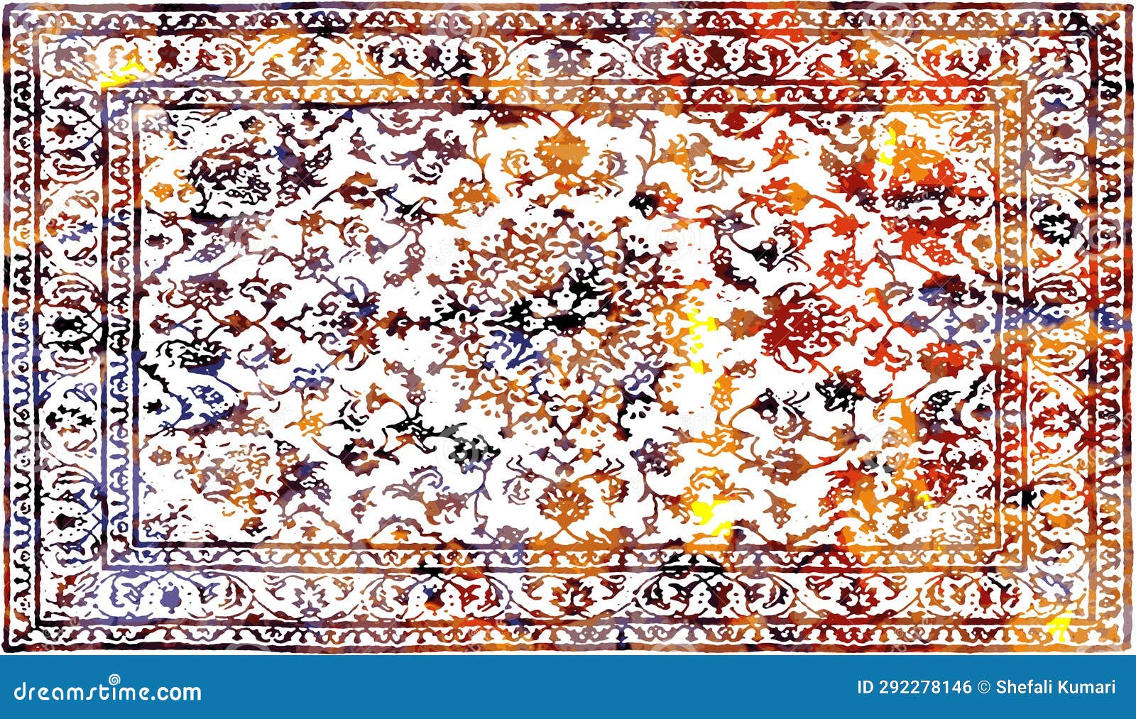 Carpet and Rugs Textile Design with Grunge and Distressed Texture ...