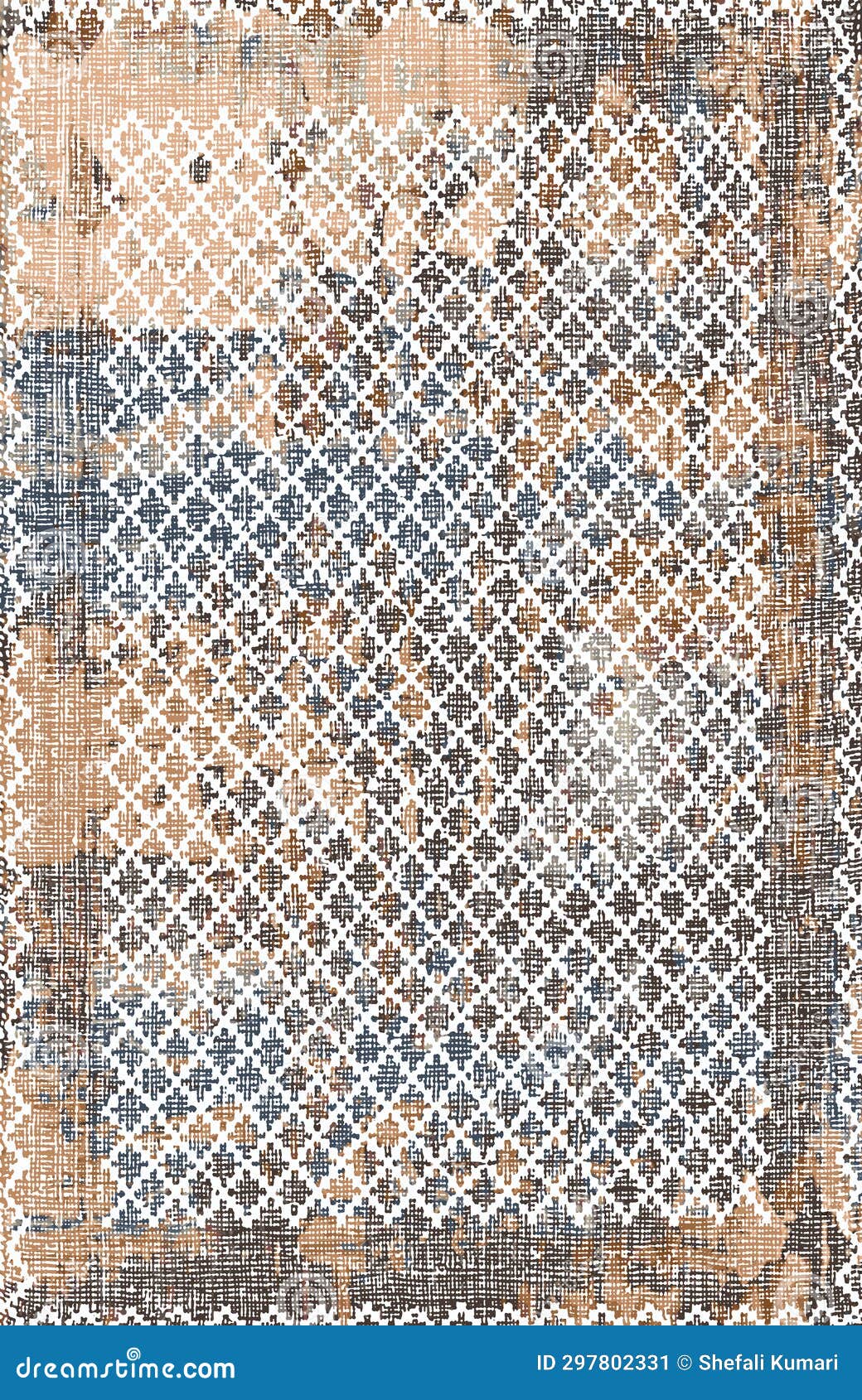 Carpet and Rugs Textile Design with Grunge and Distressed Texture ...