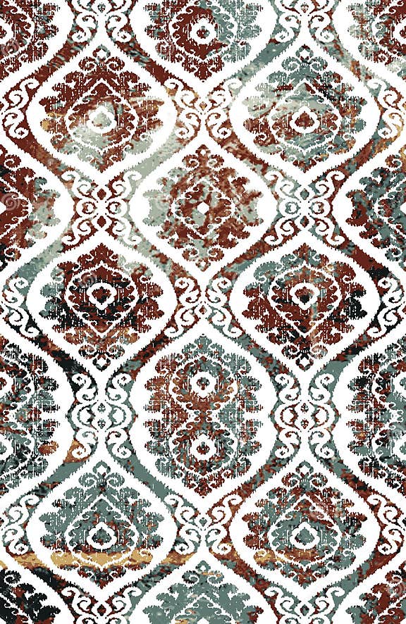 Carpet and Rugs Textile Design with Grunge and Distressed Texture ...