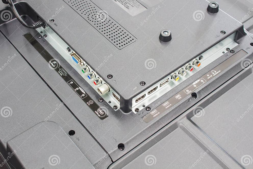 The High Definition Television Input Panel, the Input Connectors of ...