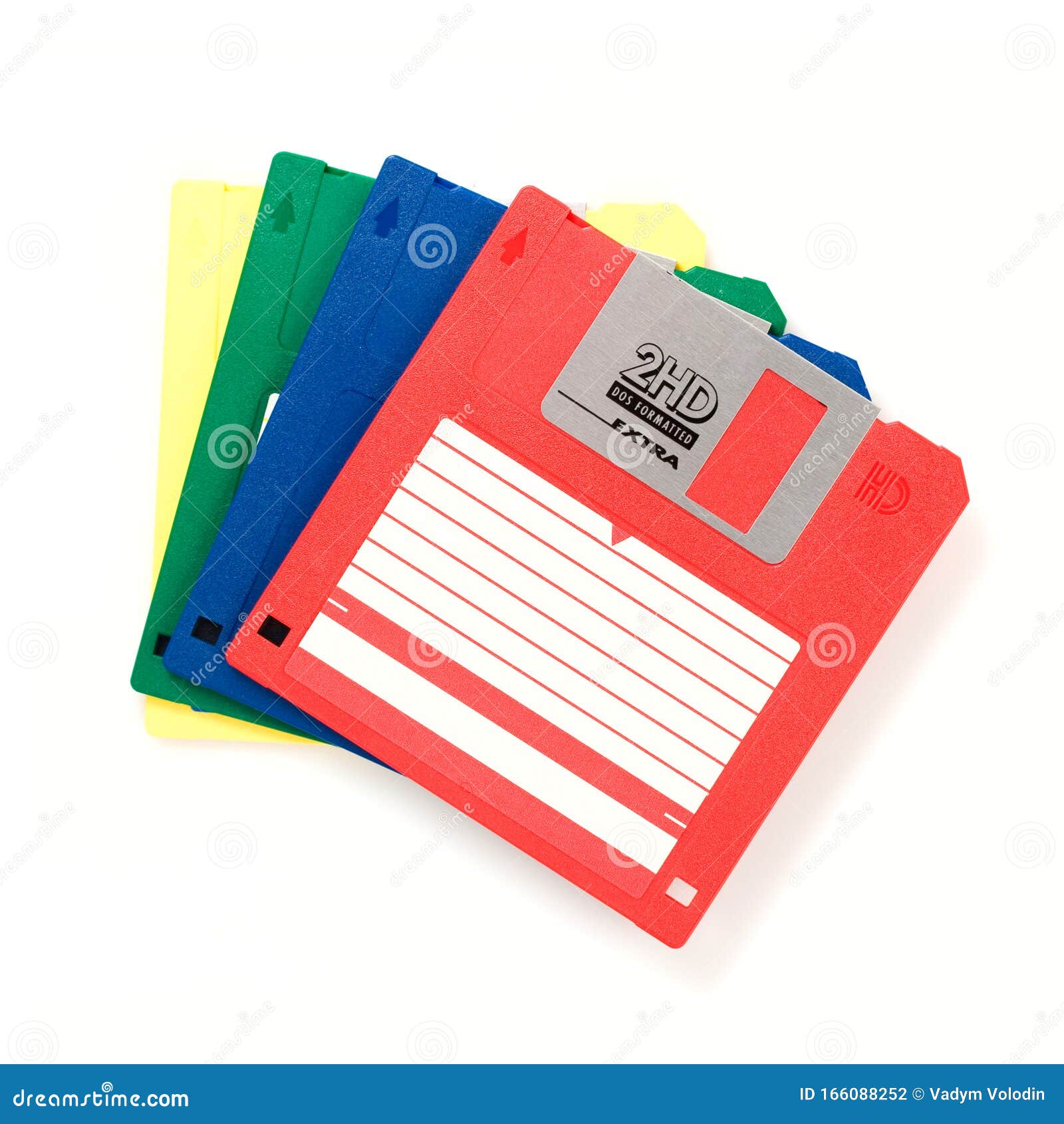 High Density Plastic Diskette 2HD Stock Photo - Image of density, tech ...