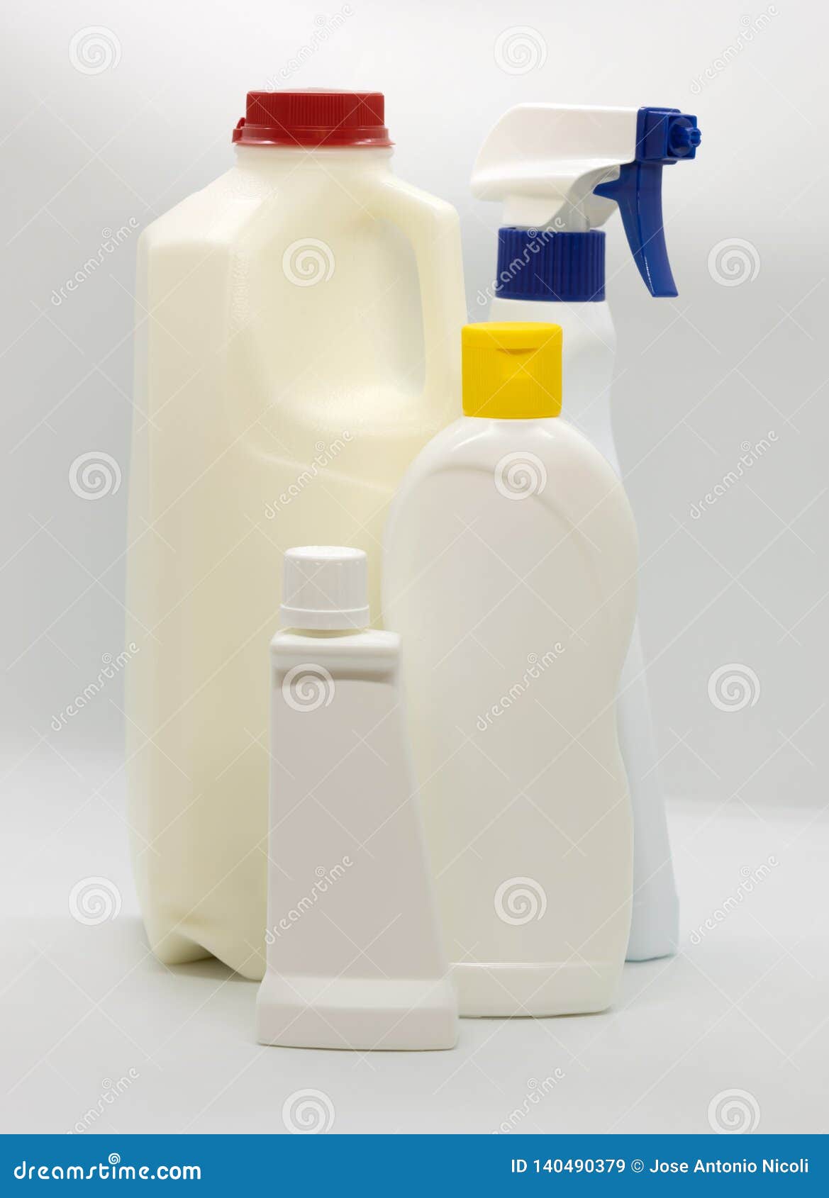 High-density Polyethylene, HDPE Stock Image - Image of shallow, bottle ...