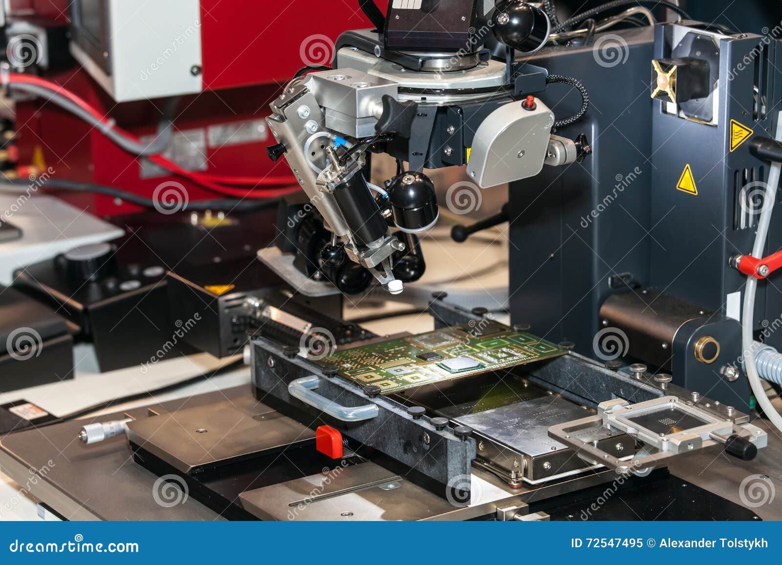 High Density Rework Station Close Up Process Stock Image - Image of ...