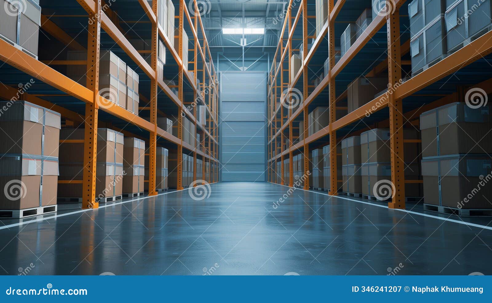 A High-density Warehouse with Neatly Organized Storage Solutions ...