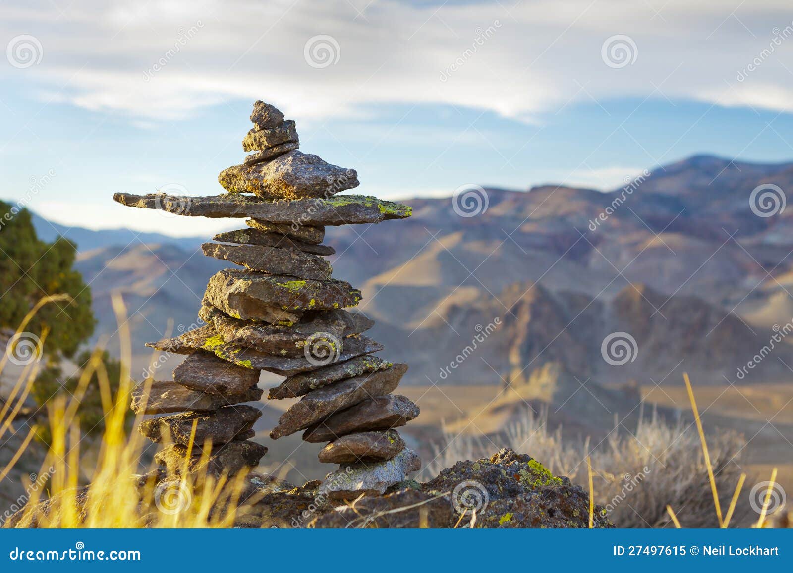 High Desert Inukshuk stock image. Image of inukshuk, american - 27497615