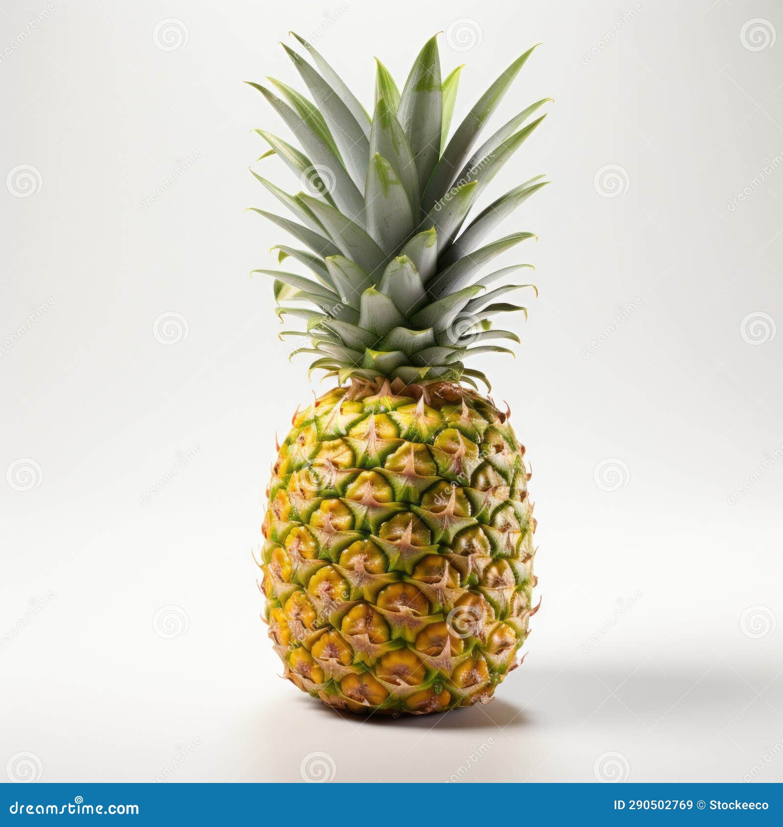 High Detail 3d Model of Miniature Pineapple with Realistic Rendering ...