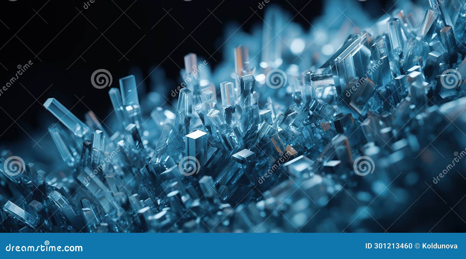 High-detail Microscopic View of Crystalline Structures , Concept of ...