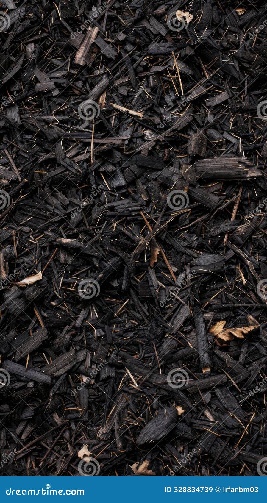 Textured Mulch Background. Natural Elements Concept Stock Illustration ...