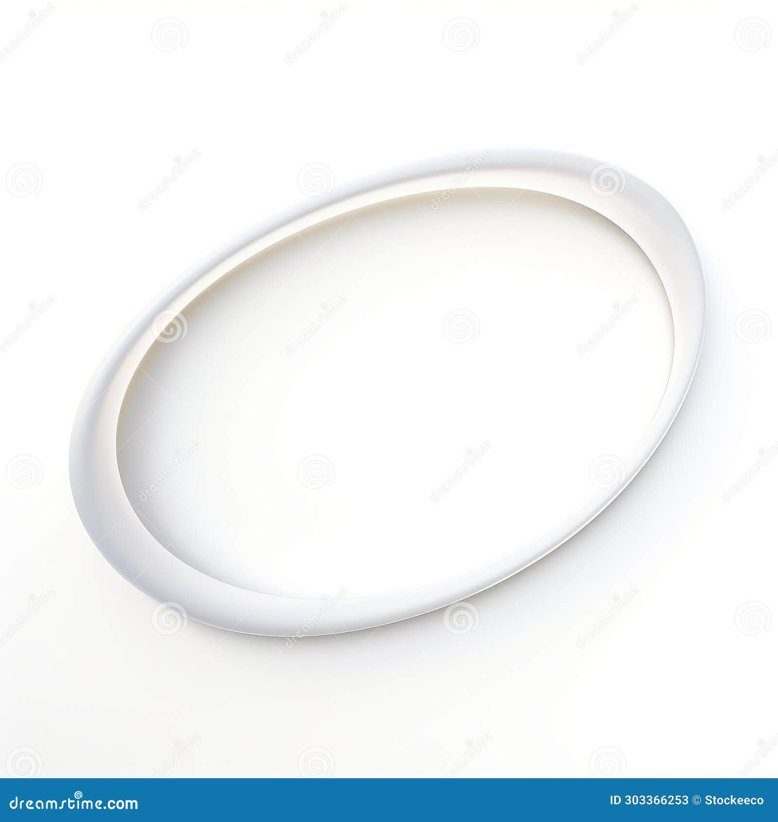High Detailed Curvilinear Oval Design in 8k 3d Style Stock Illustration ...