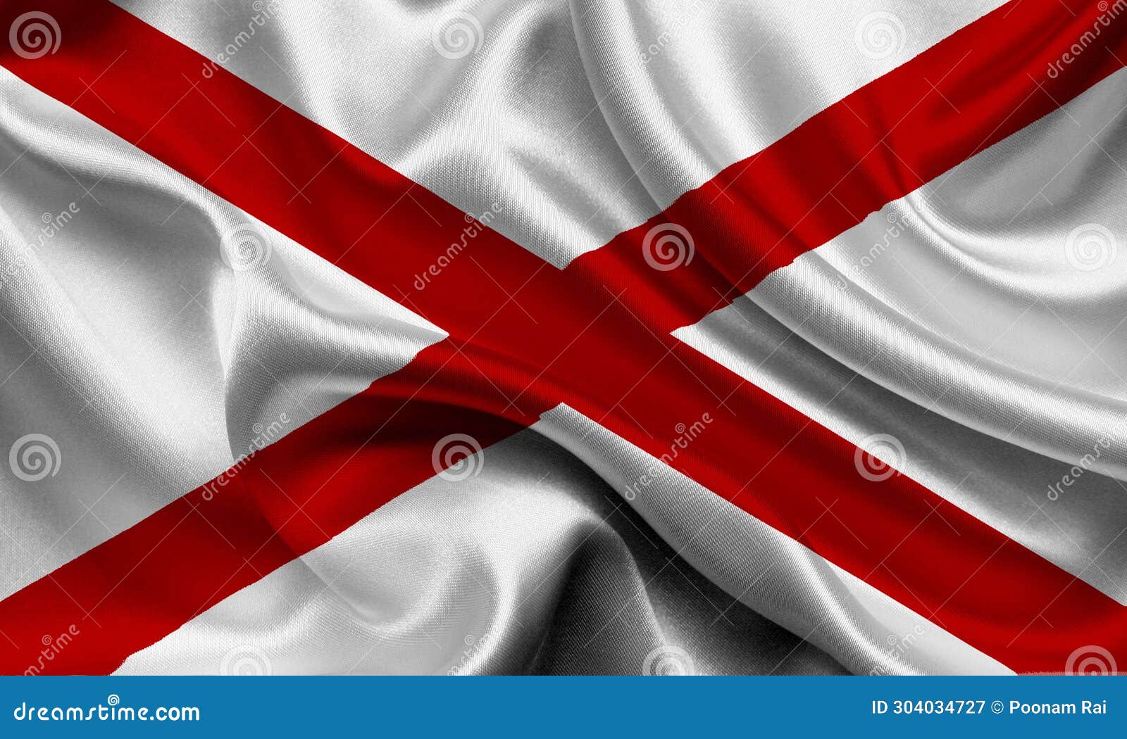 High Detailed Flag of Saint Patrick. National Saint Patrick Flag Stock ...