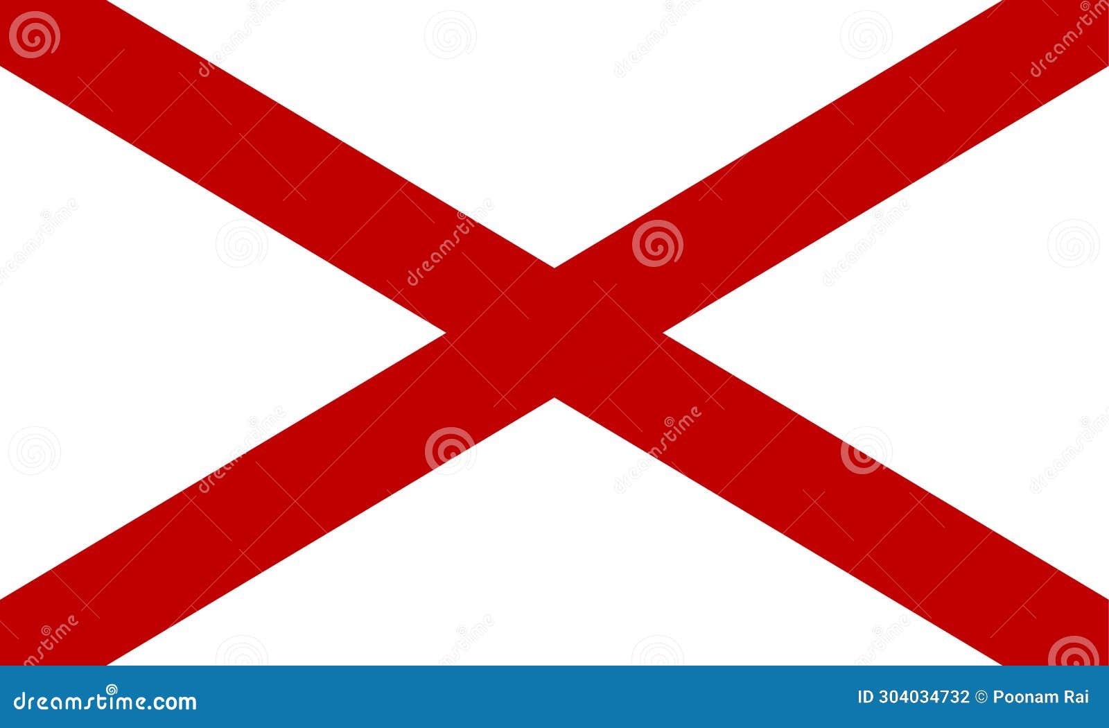 High Detailed Flag of Saint Patrick. National Saint Patrick Flag. 3D ...