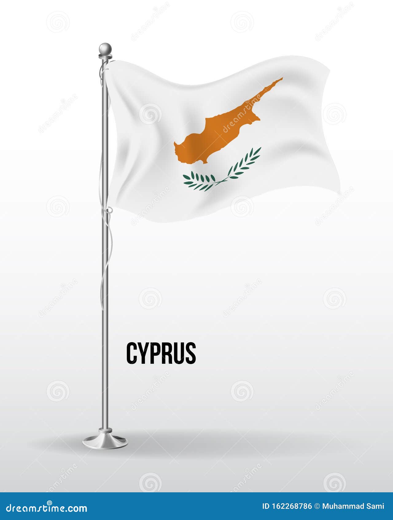 Detailed Map Of Cyprus With Administrative Divisions And Borders Of ...