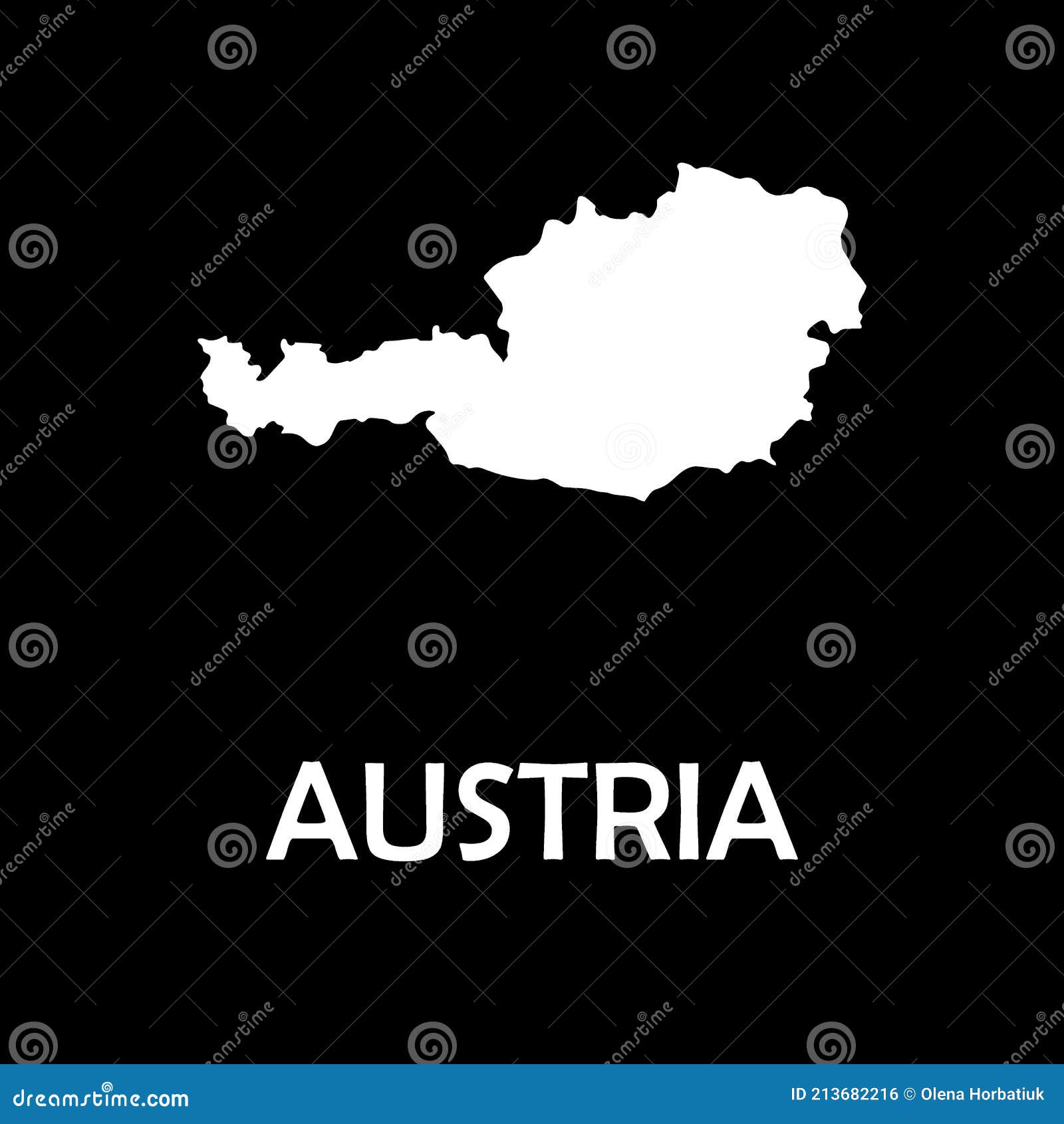 High Detailed Vector Map - Austria. Vector Illustration Stock Vector ...