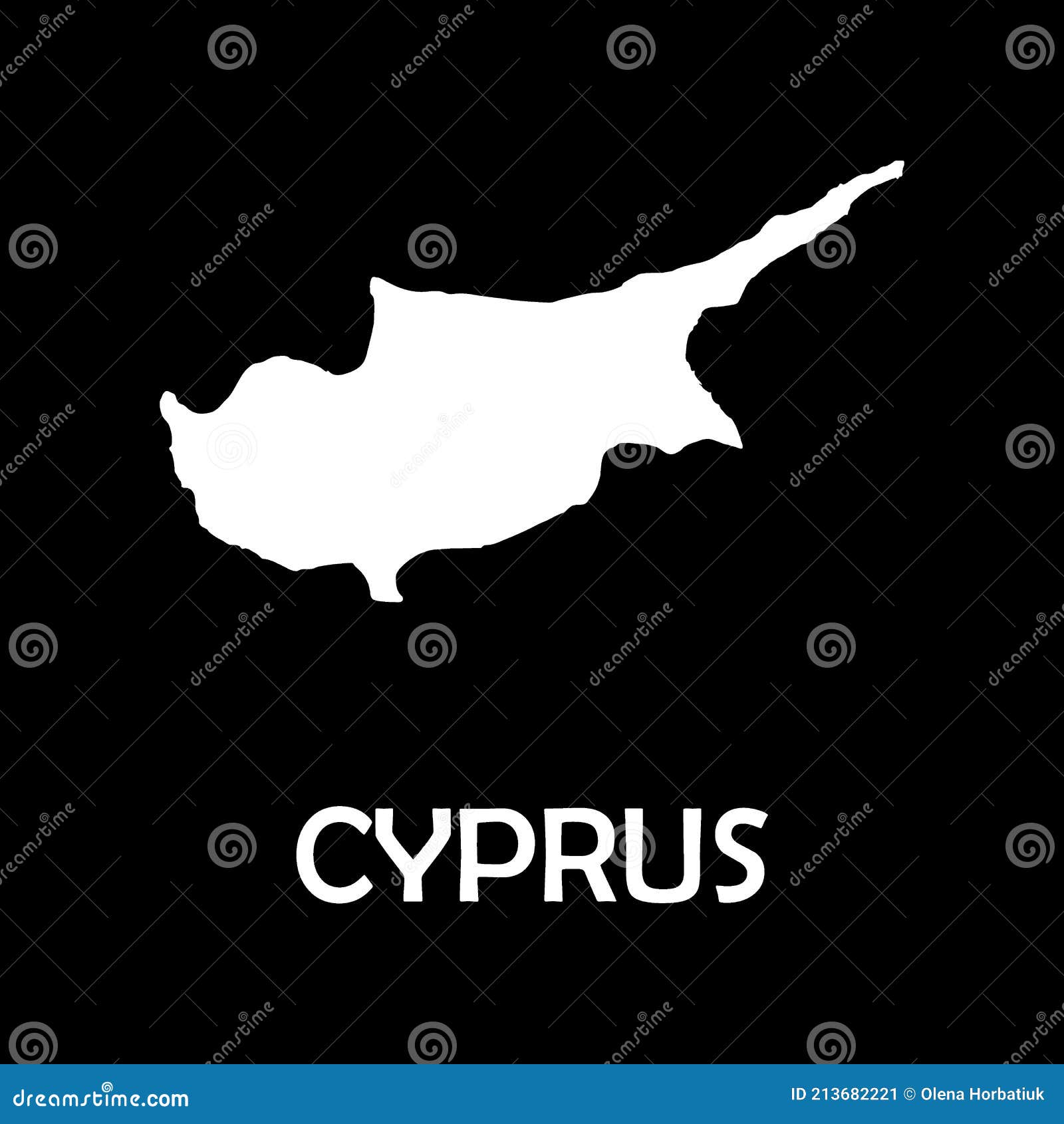 Detailed Map Of Cyprus With Administrative Divisions And Borders Of ...