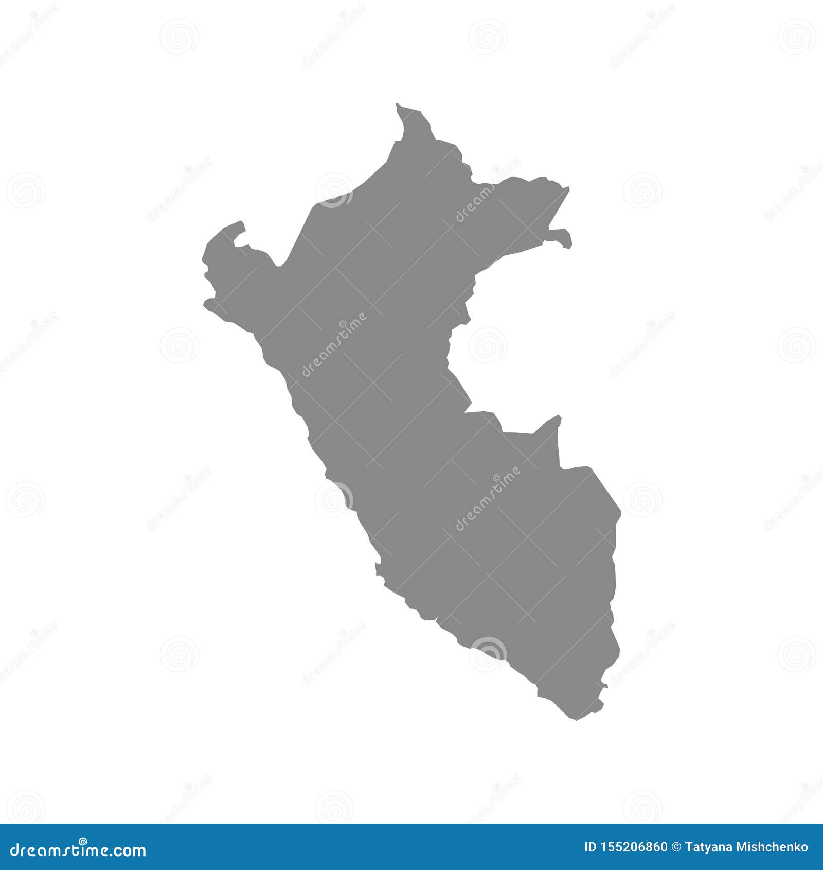 Detailed Peru Map Collection With Outline, Silhouette, Regions, And ...