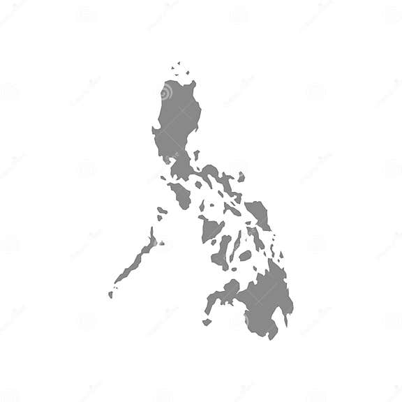 High Detailed Vector Map - Philippines Stock Illustration ...