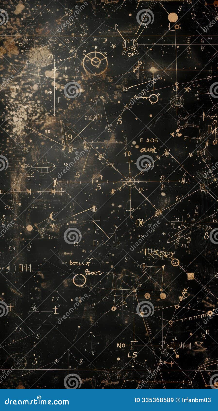 Mathematical Infinity. Abstract Mathematical Background Concept Stock ...