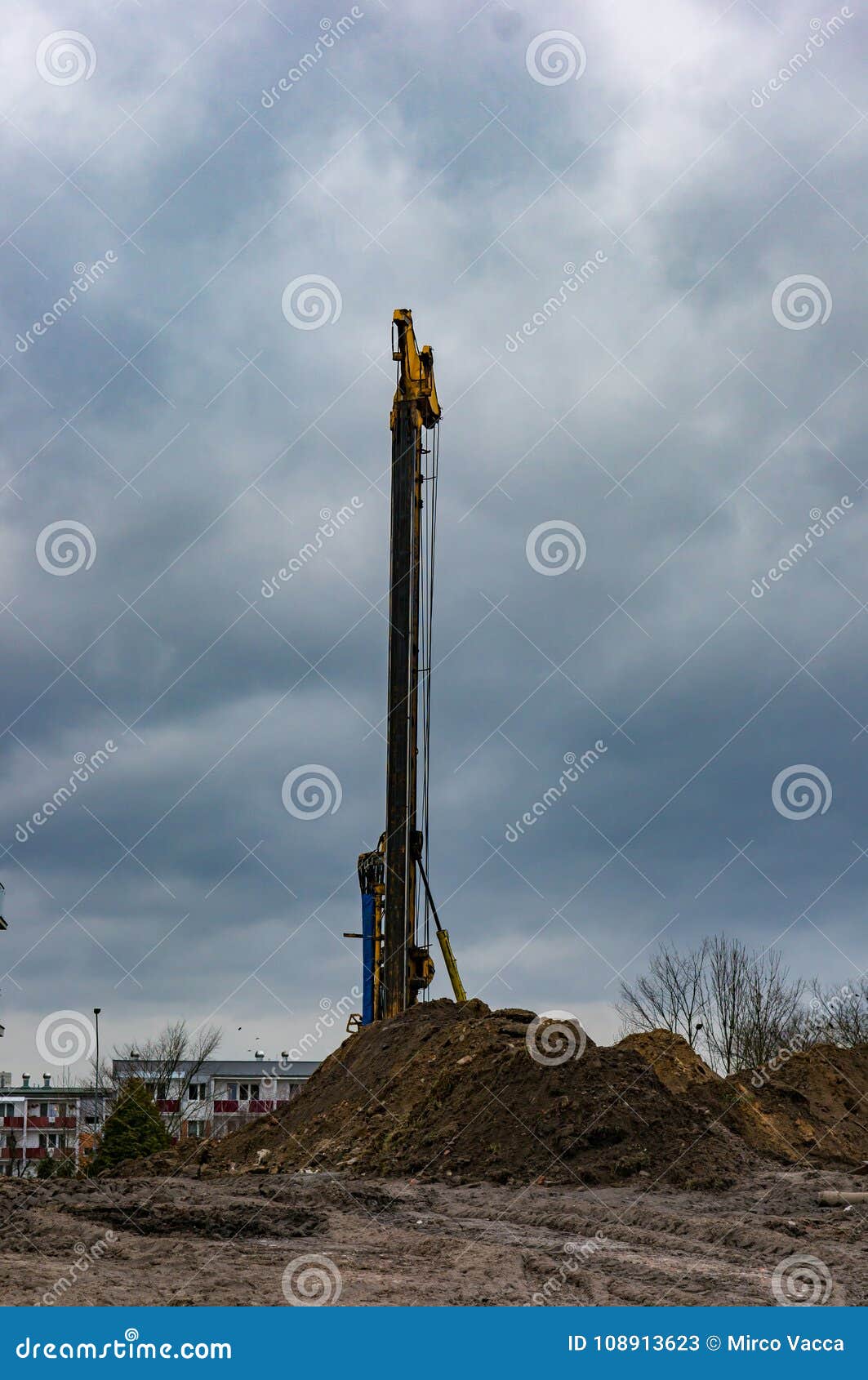 Digging machine editorial stock photo. Image of ground - 108913623