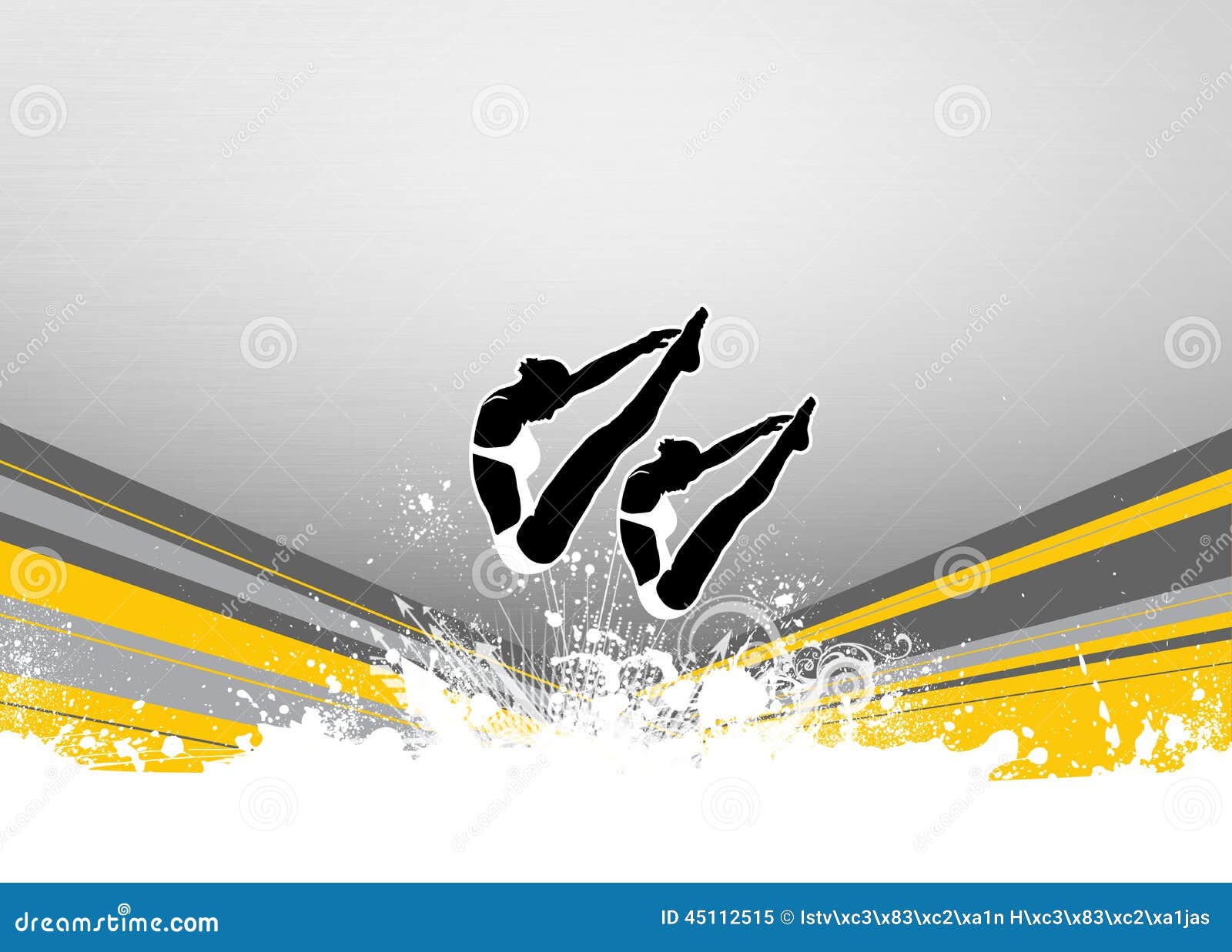High Diving Background Stock Photography | CartoonDealer.com #45112712