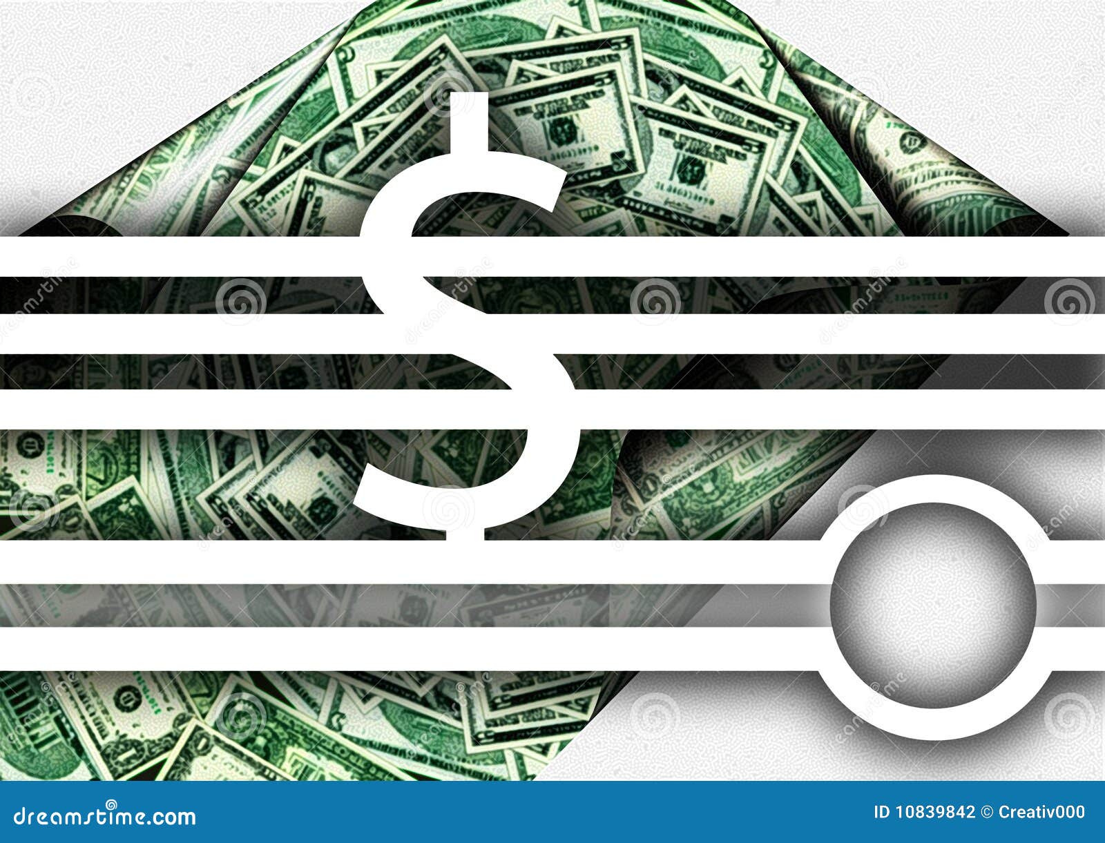 High dollar stock illustration. Illustration of black - 10839842