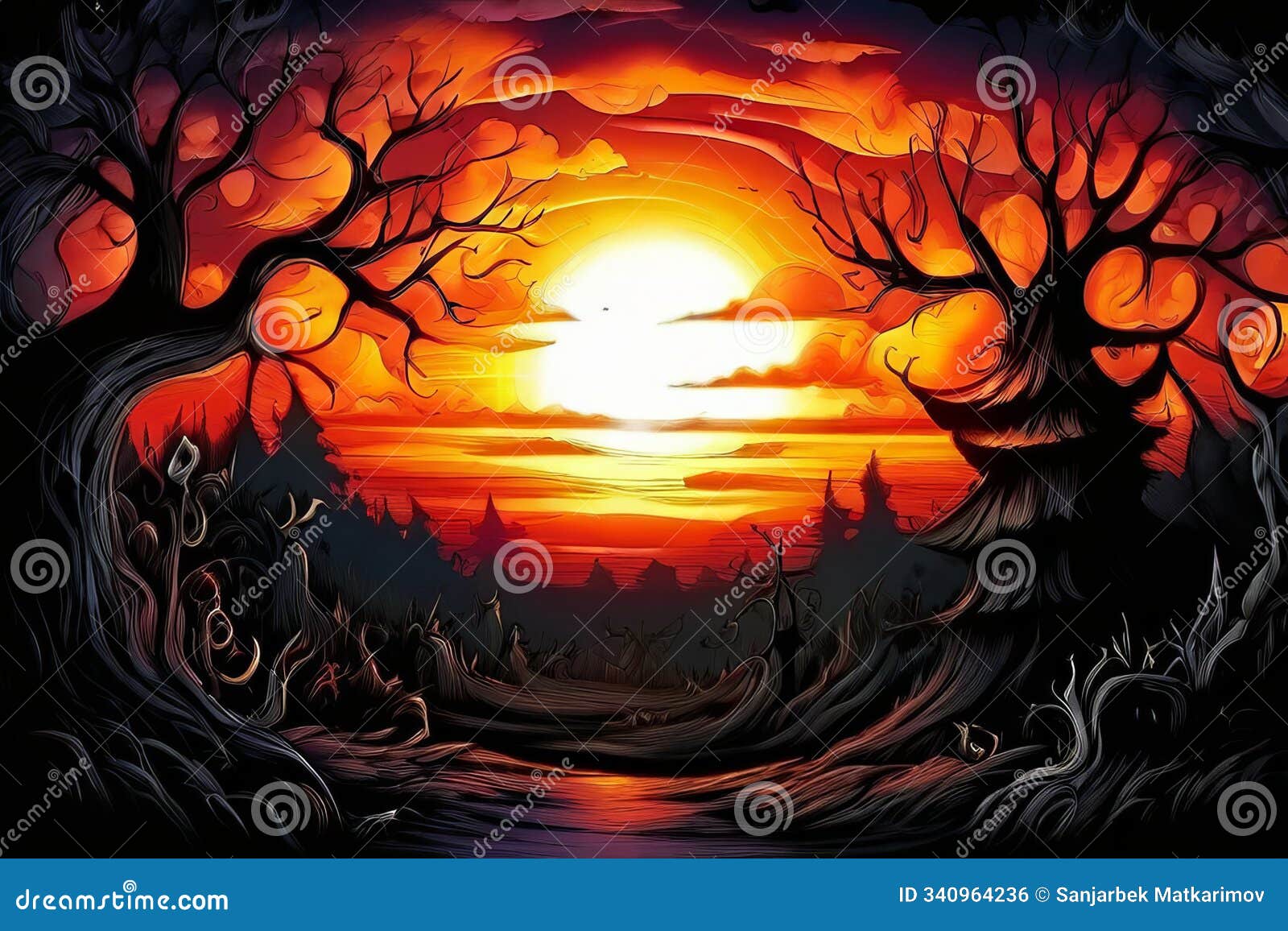 High Dynamic Range Hdr Pencil Drawing a Drawing that Captures a Stock ...