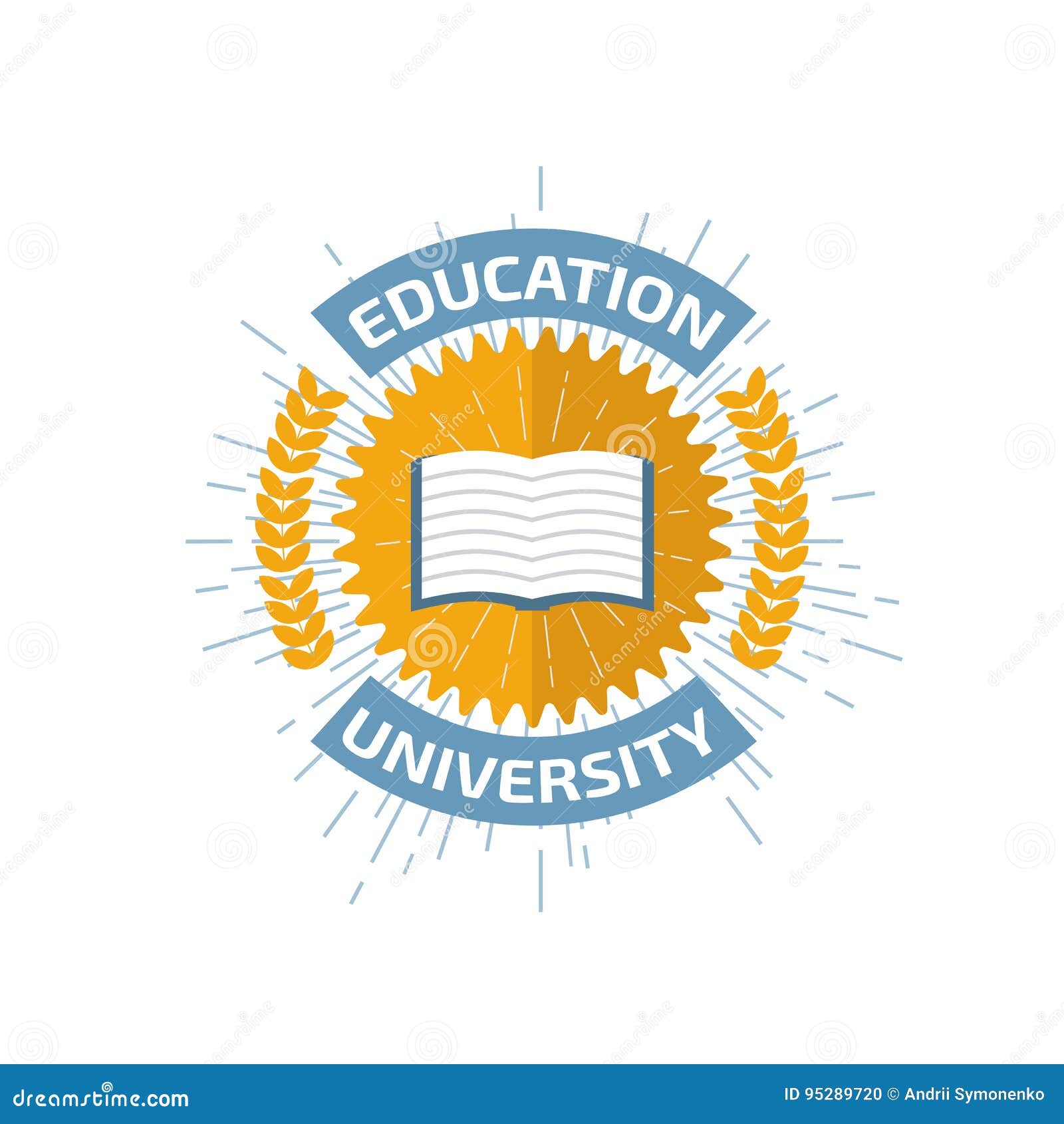 High Education Logo. Vector Illustration Stock Vector - Illustration of ...