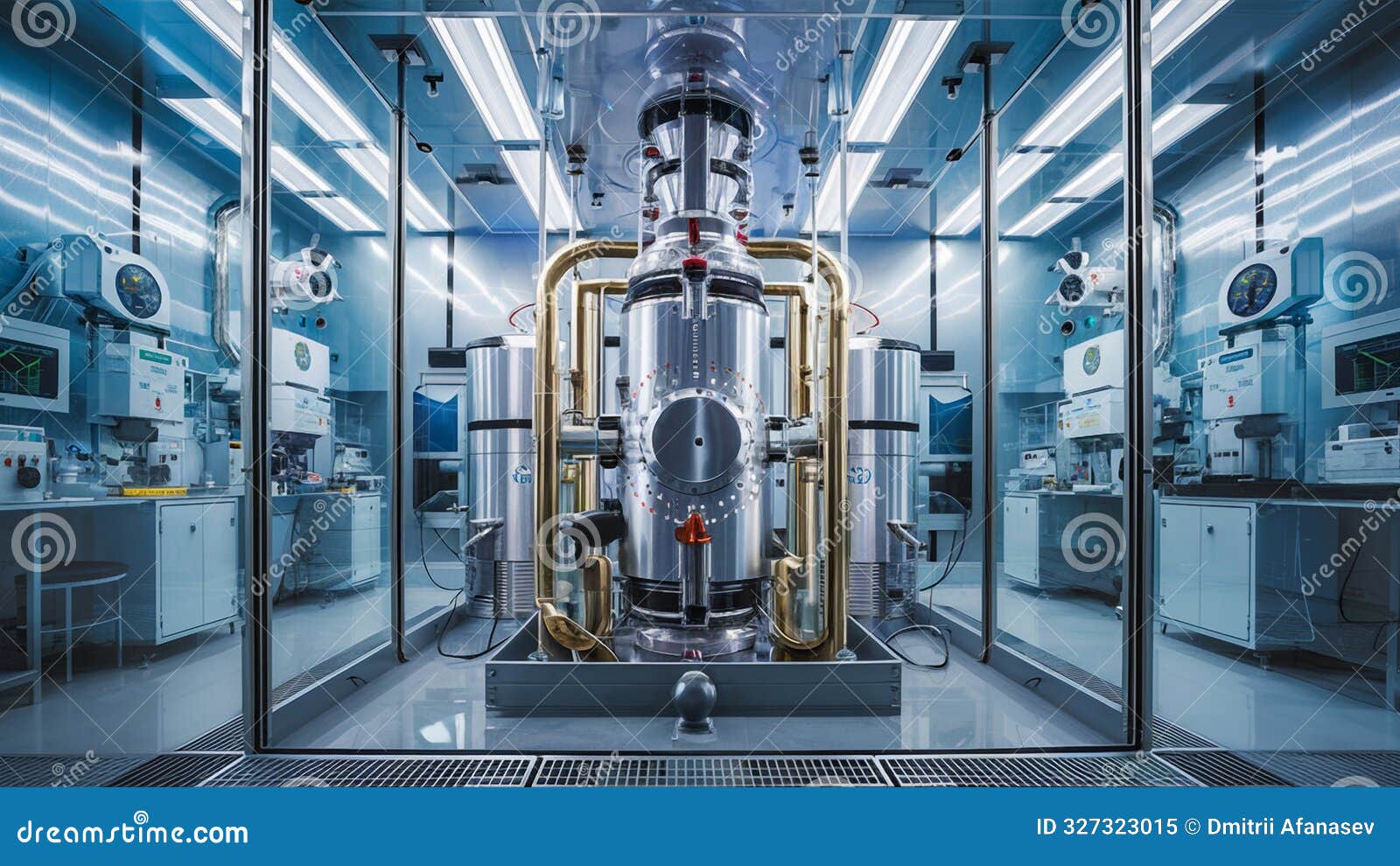 High-efficiency Carbon Capture Reactor in a High-tech Clean Room Stock ...