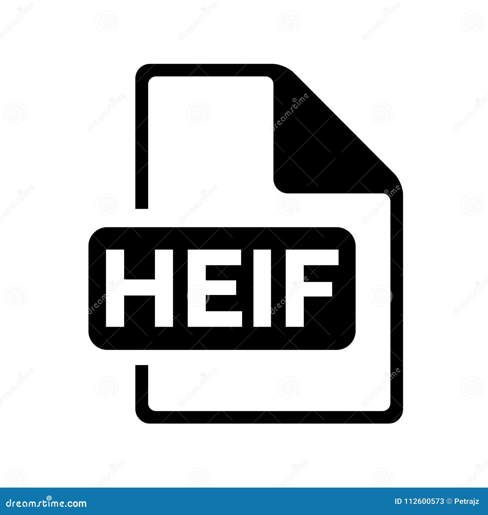 High Efficiency Image File Format HEIF Stock Vector - Illustration of ...