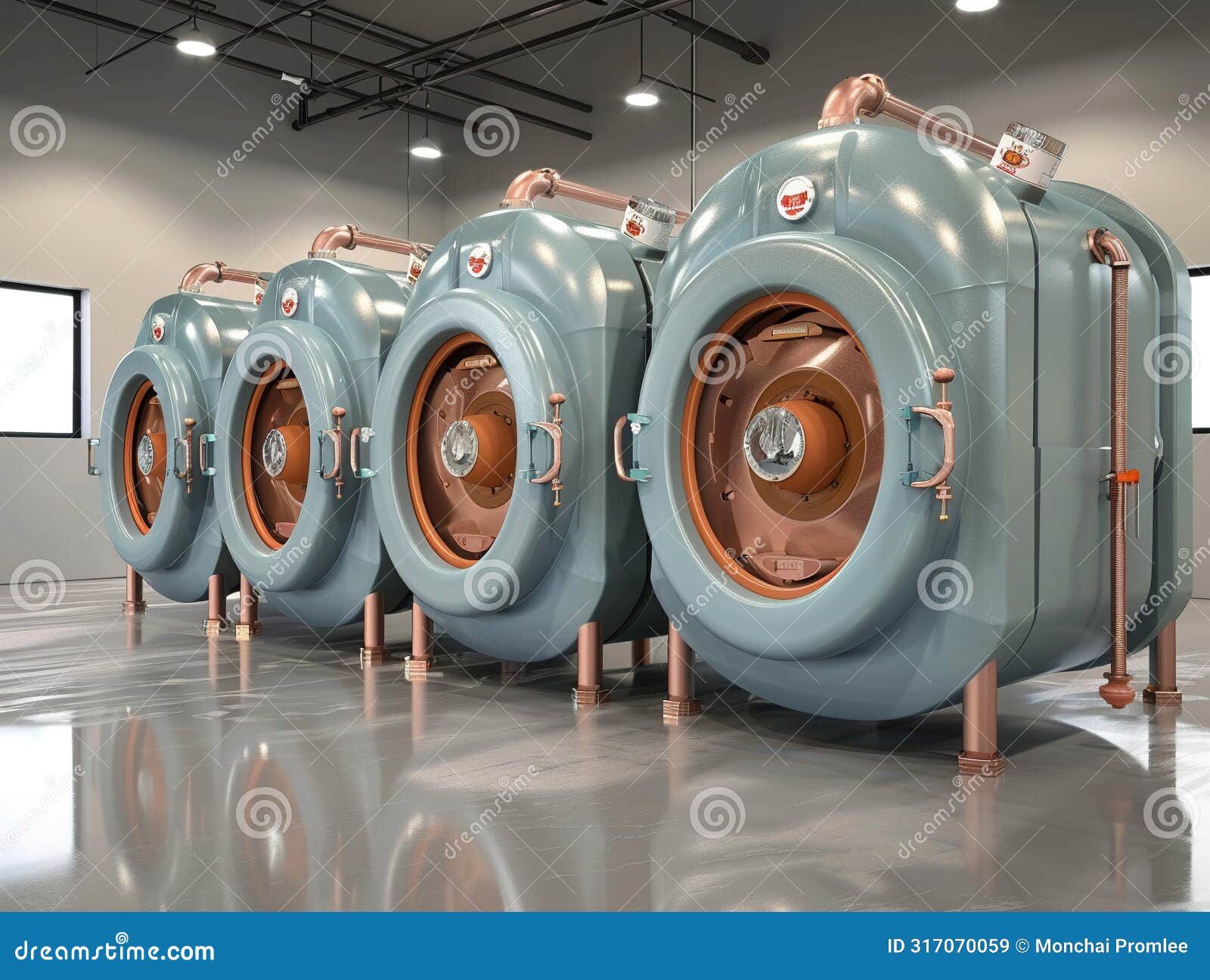 Waste Conversion Plant With Integrated AI Technology, Featuring Lush ...