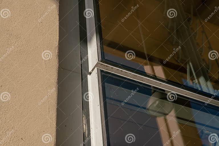 High Efficiency Window, Frame and Double Glazing Detail on Building ...