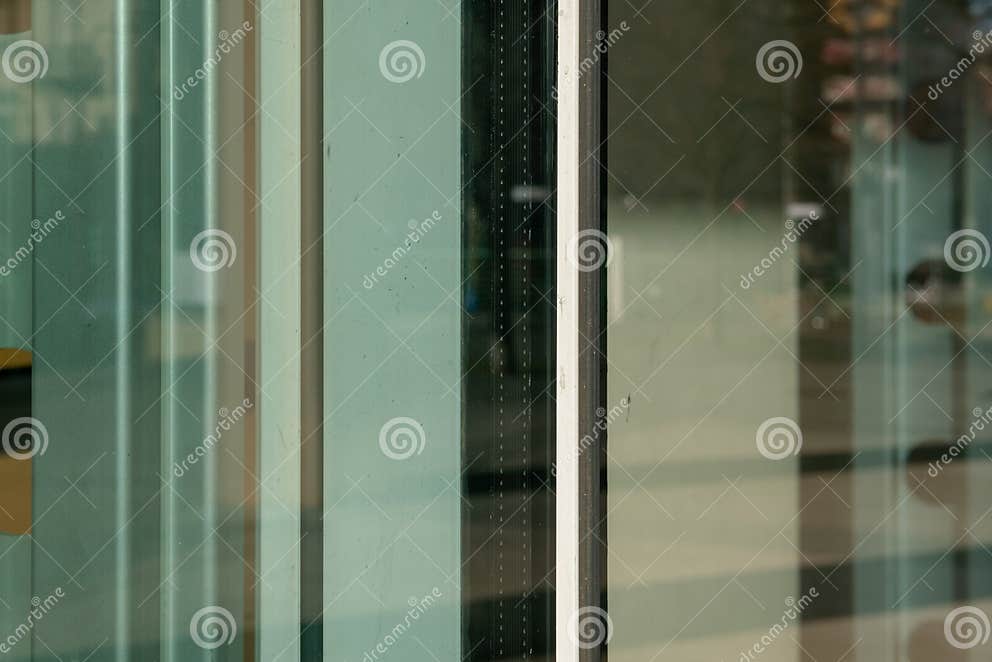 High Efficiency Window, Frame and Double Glazing Detail on Building ...